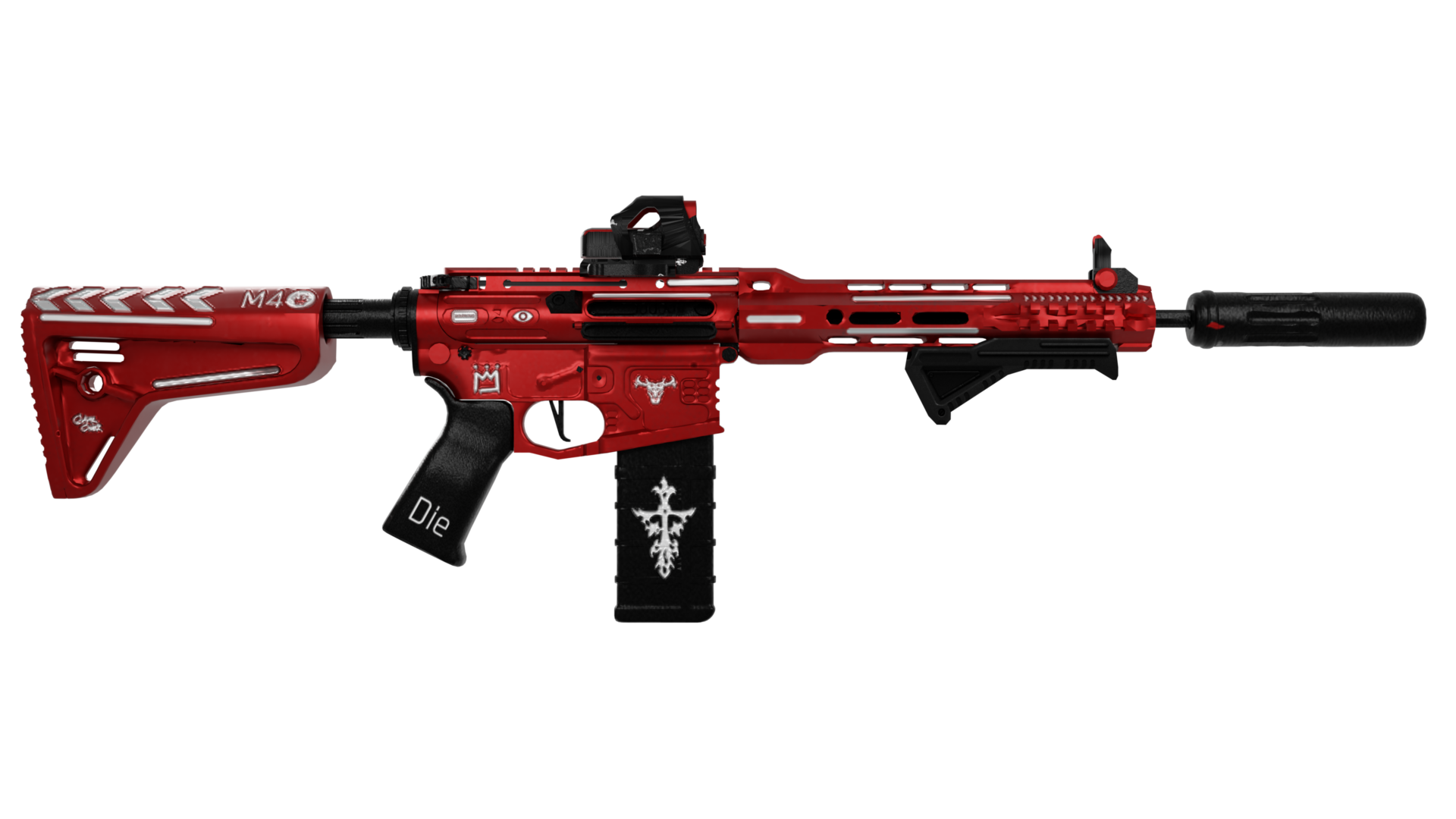M4 RED Tactical FIVEM ADD ON WEAPON - Fivem Scripts - Mlos - Weapons